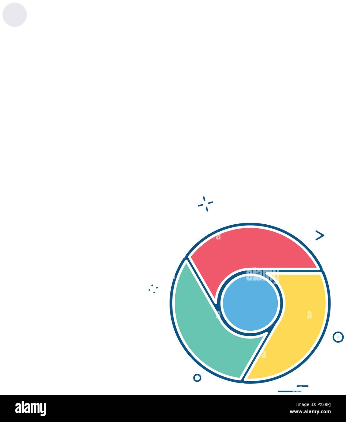 Logo google chrome Immagini Vettoriali Stock - Alamy