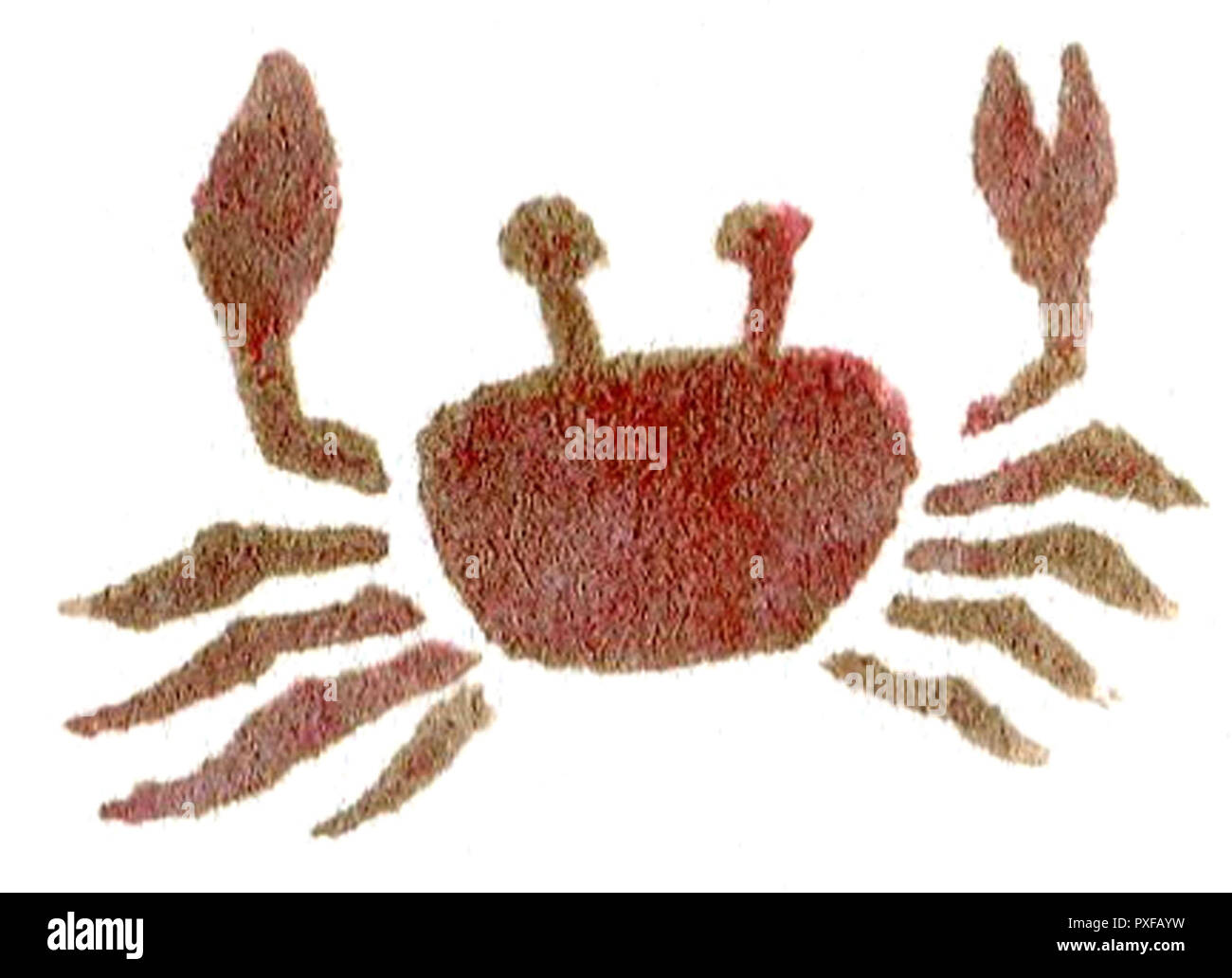 Granchio stilizzato immagini e fotografie stock ad alta risoluzione - Alamy