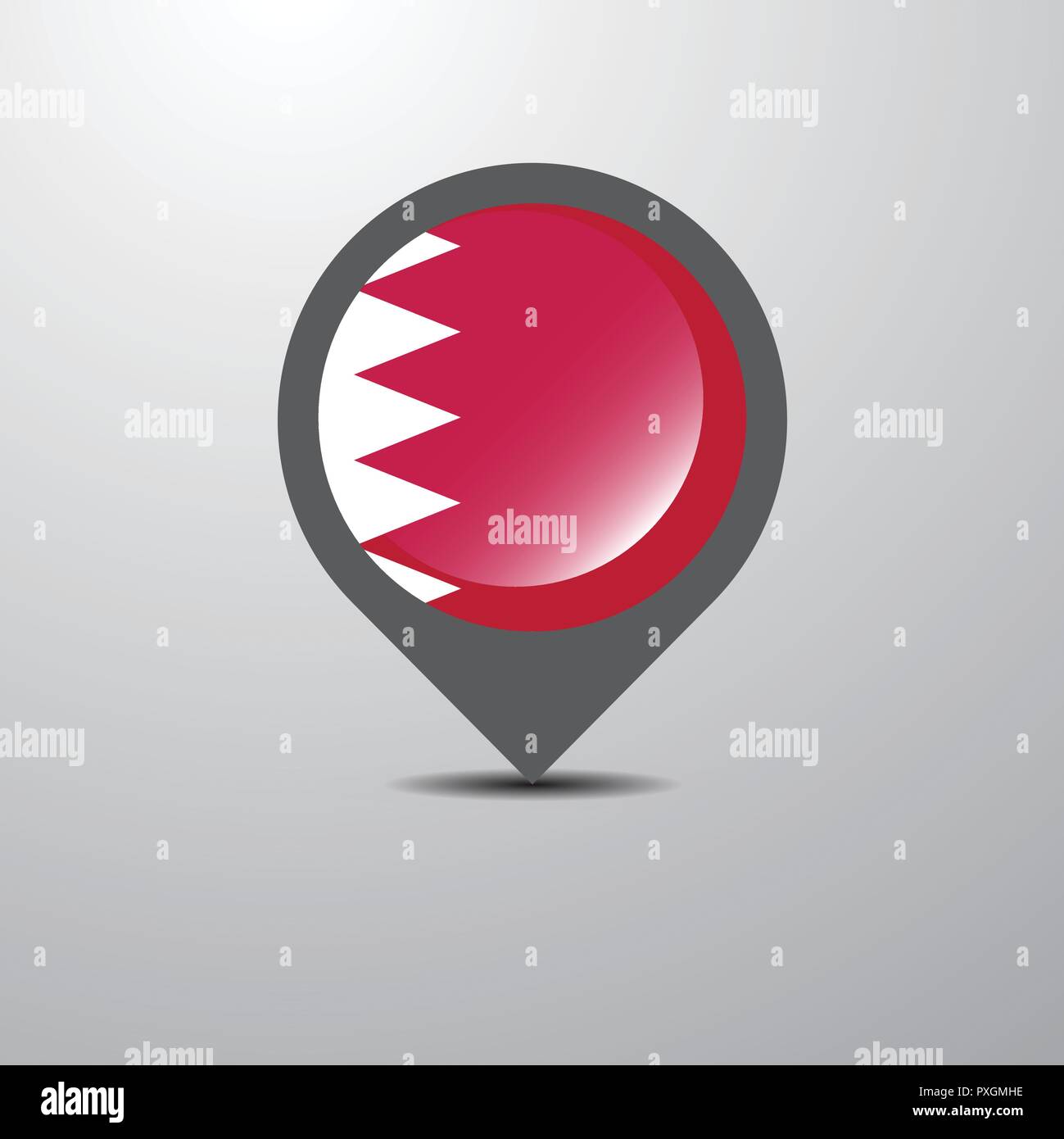 Perno della mappa bahrain immagini e fotografie stock ad alta ...