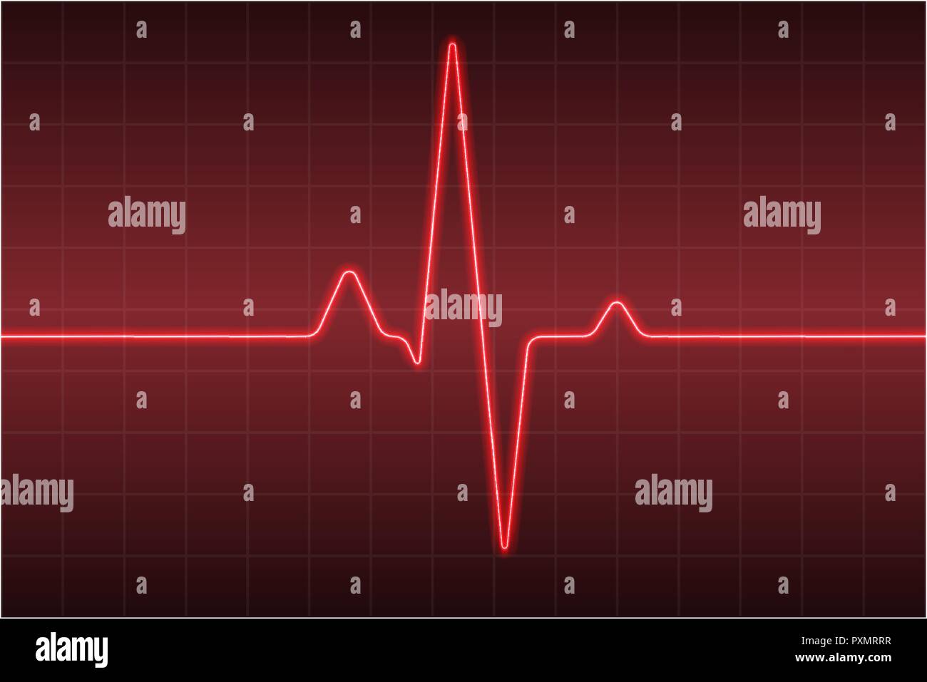 Diagrama de ekg Immagini Vettoriali Stock - Alamy