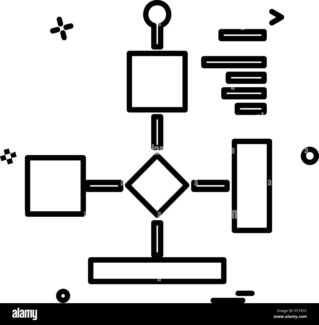 Testo del diagramma di flusso Foto e Immagini Stock in Bianco e Nero ...