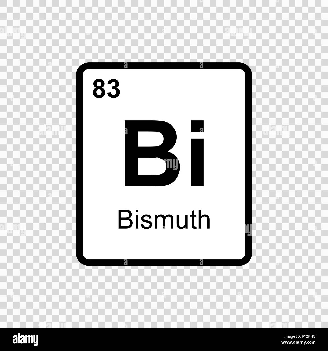 Simbolo del bismuto Immagini Vettoriali Stock - Alamy