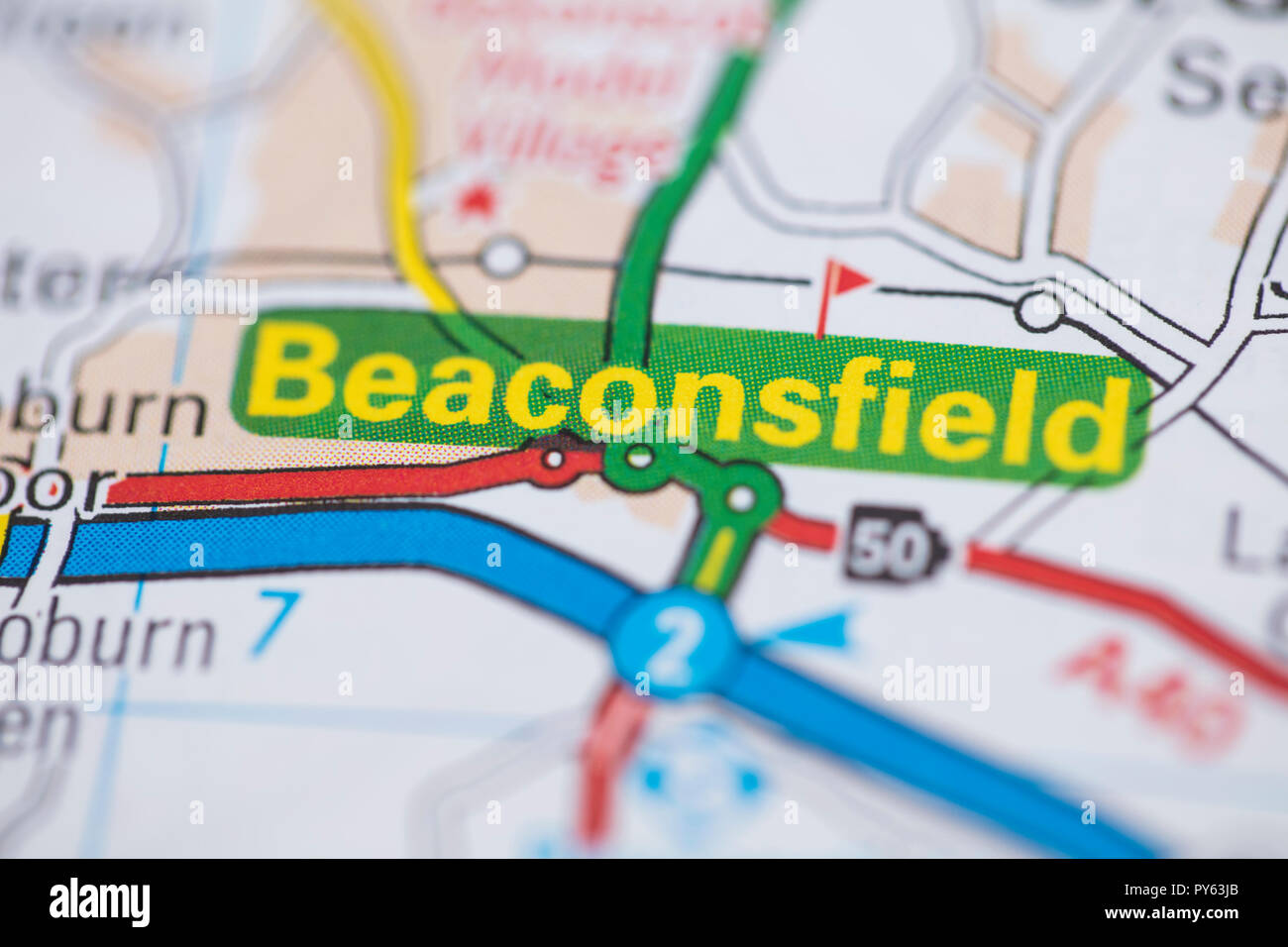 Mappa di beaconsfield immagini e fotografie stock ad alta risoluzione ...