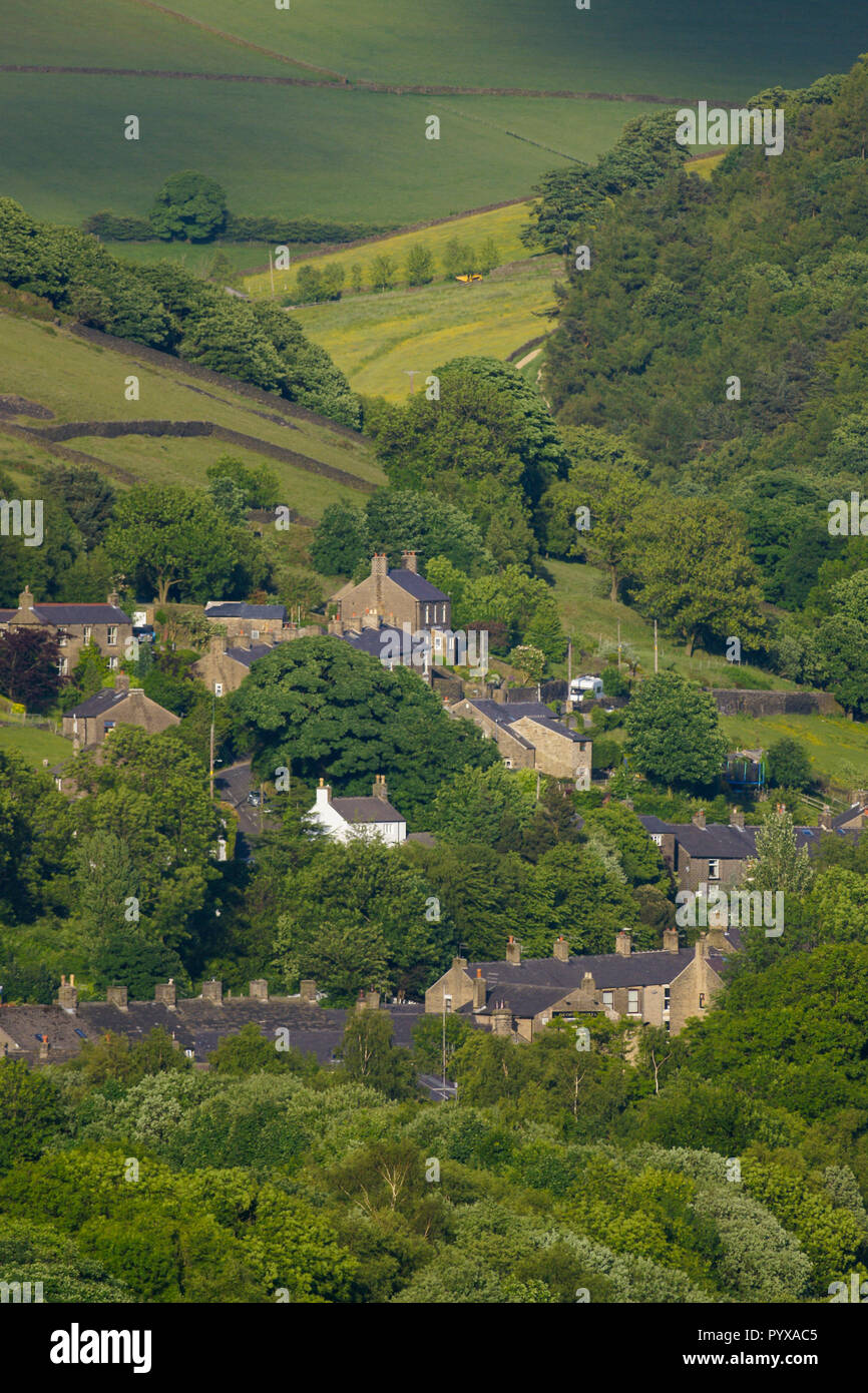 Peak district village hayfield immagini e fotografie stock ad alta ...