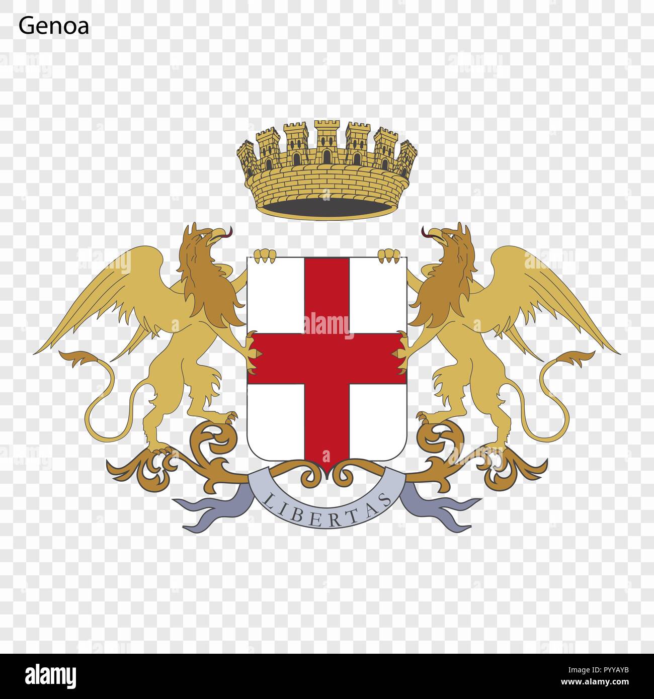 Simbolo di genova Immagini Vettoriali Stock - Alamy