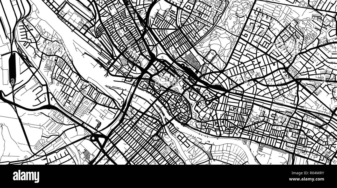Mappa di brema Foto e Immagini Stock in Bianco e Nero - Alamy