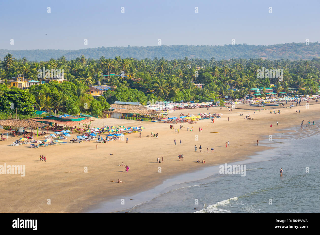 Vista sulla spiaggia di goa immagini e fotografie stock ad alta ...