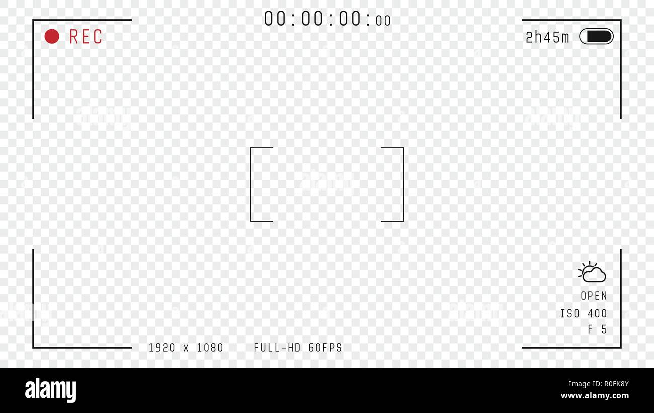 Camera viewfinder transparent background immagini e fotografie stock ad ...