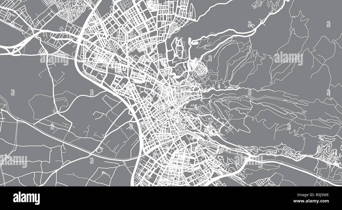 Mappa vettoriale di granada Immagini Vettoriali Stock - Alamy