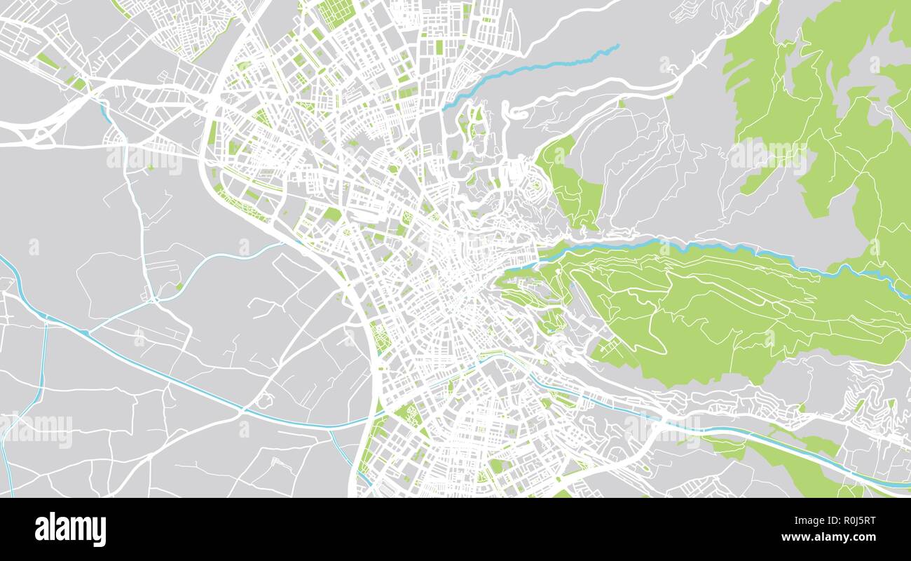 Mappa vettoriale di granada Immagini Vettoriali Stock - Alamy