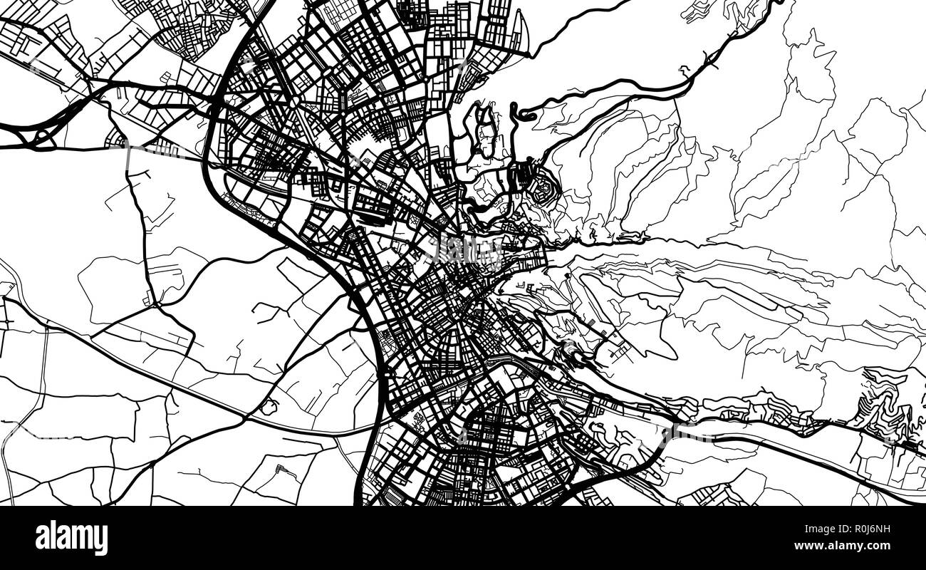 Mappa di granada Foto e Immagini Stock in Bianco e Nero - Alamy