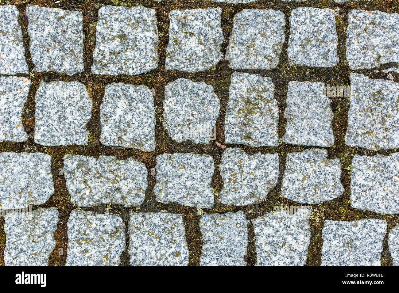 Pavimentazione in pietra texture di sfondo - texture ciottoli close-up ...