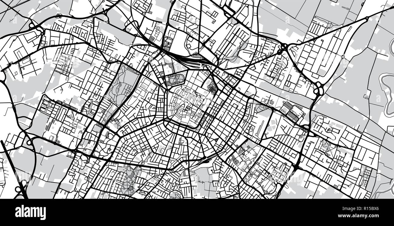 Mappa modena Immagini Vettoriali Stock - Alamy