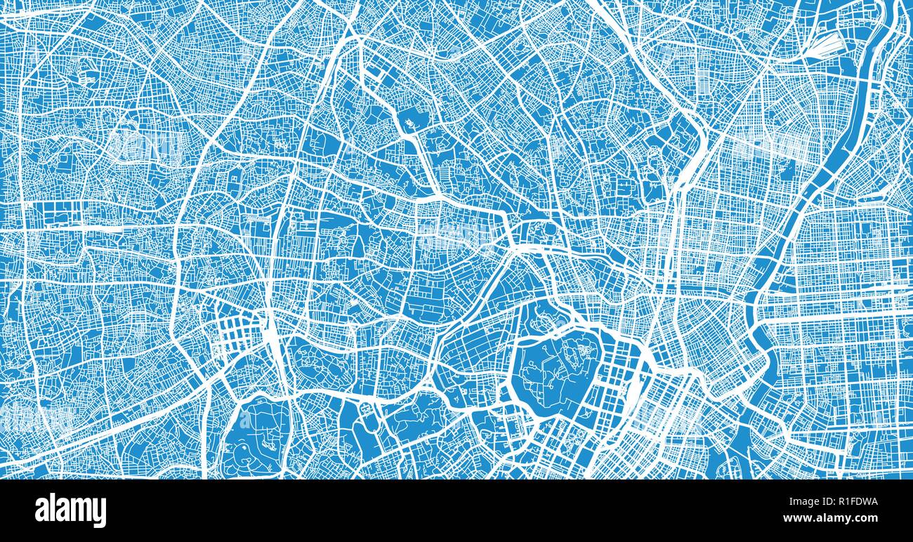 Mappa di tokyo immagini e fotografie stock ad alta risoluzione - Alamy
