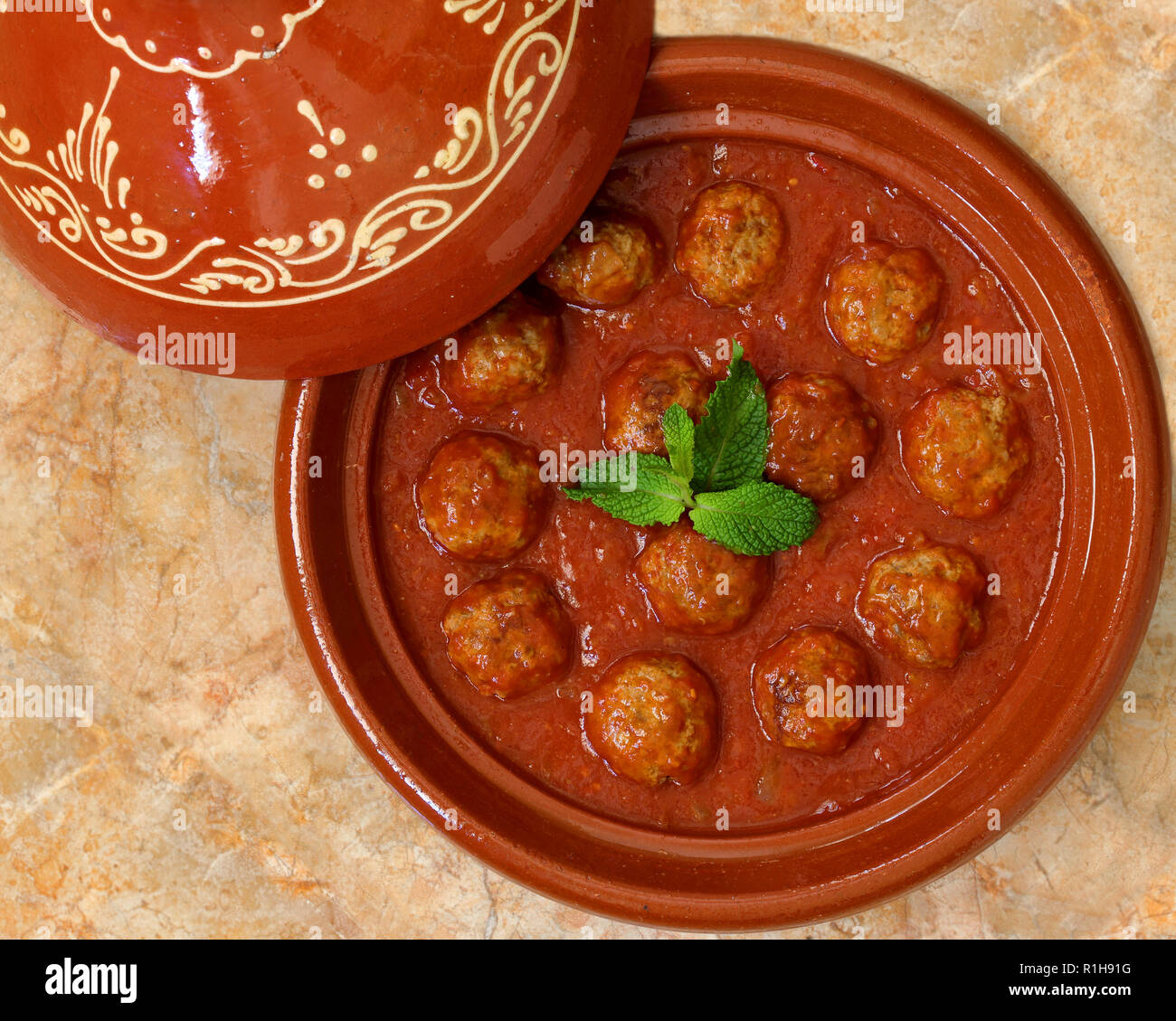 Il Marocco. Kafta tajine - tipici Marocchini e Libanesi piatto di ...