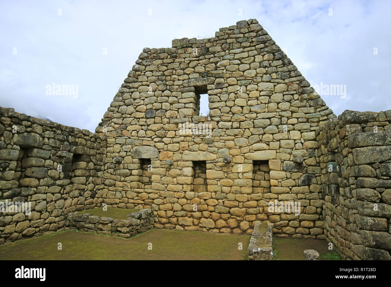 I resti di architettura Inca di Machu Picchu Cittadella, Patrimonio ...