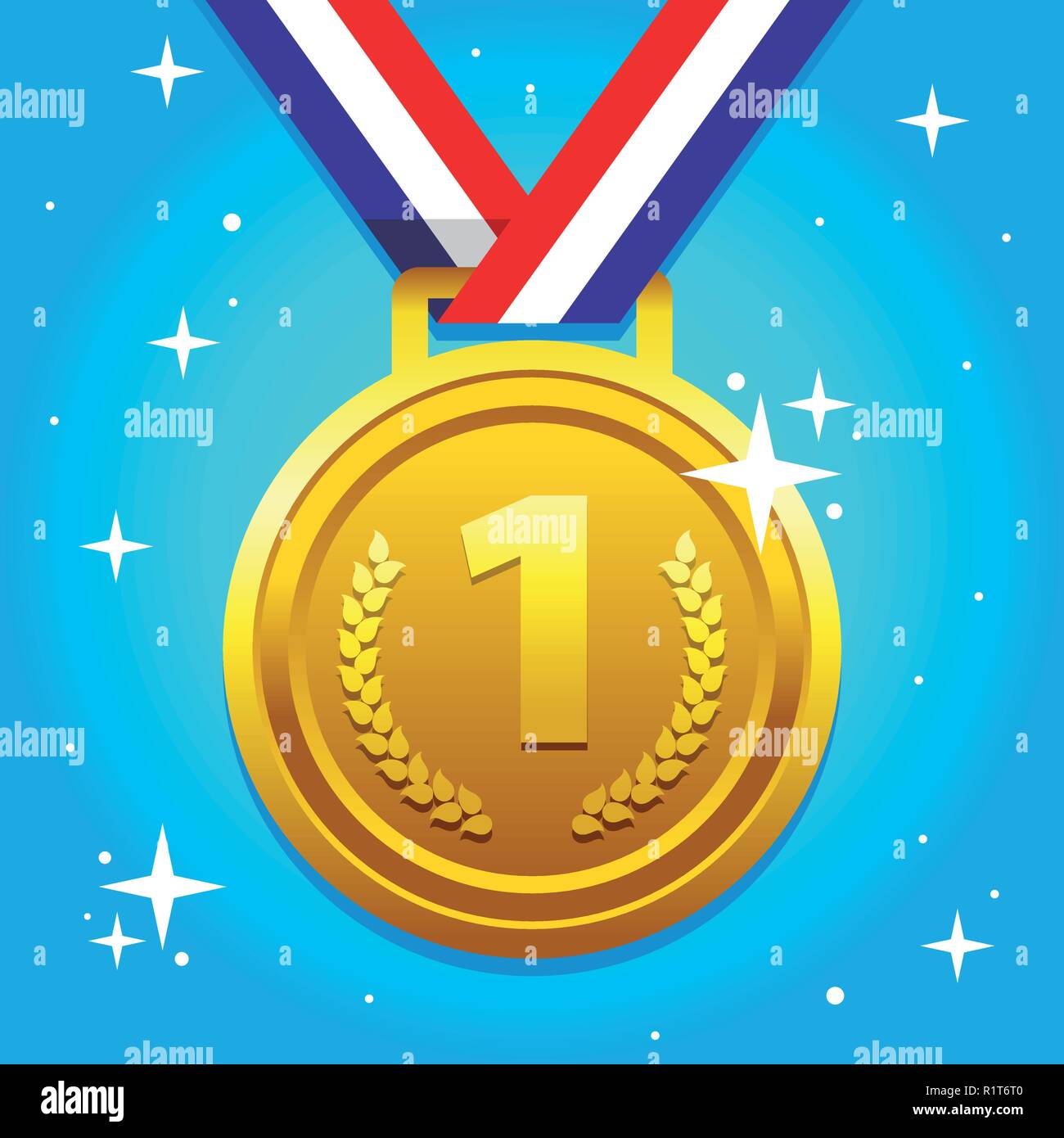 Olympic gold medallist Immagini Vettoriali Stock - Alamy