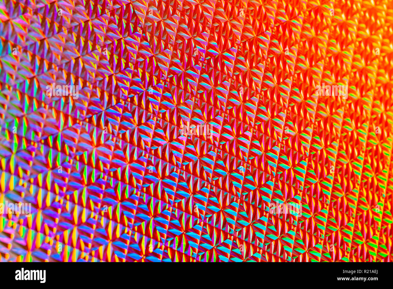 Consistenza del foglio colorato con effetto olografico. Natale ...