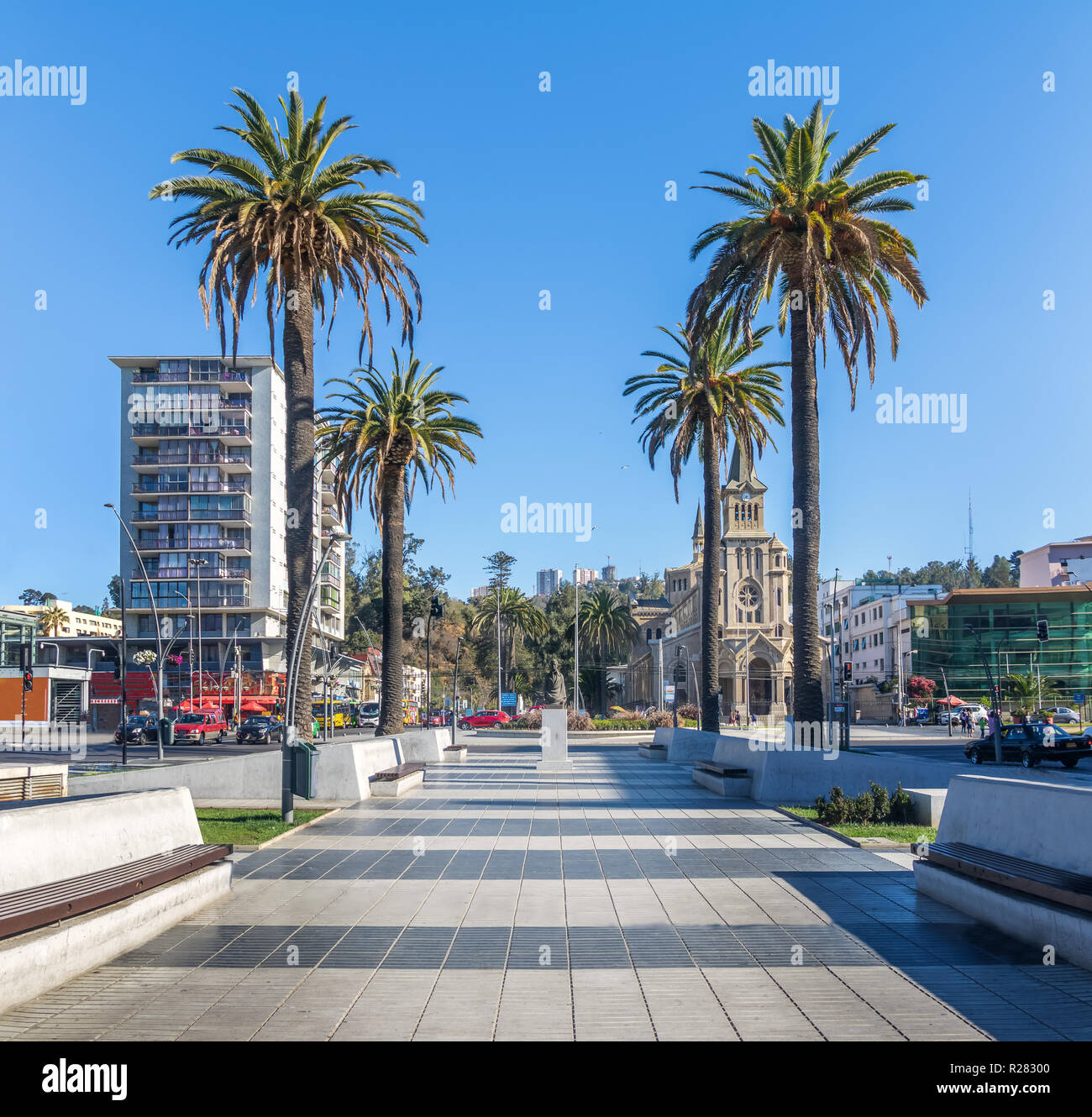 Plaza de vina del mar park immagini e fotografie stock ad alta ...