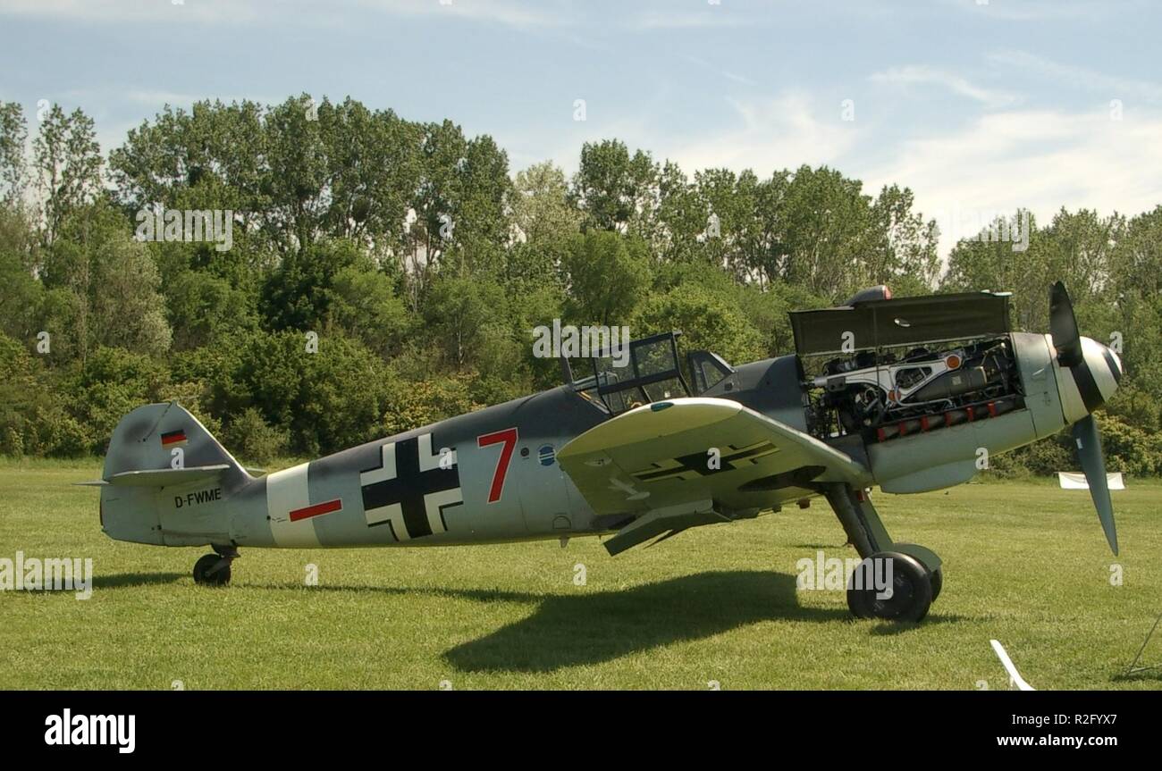 Messerschmitt me 109 fighter plane immagini e fotografie stock ad alta ...