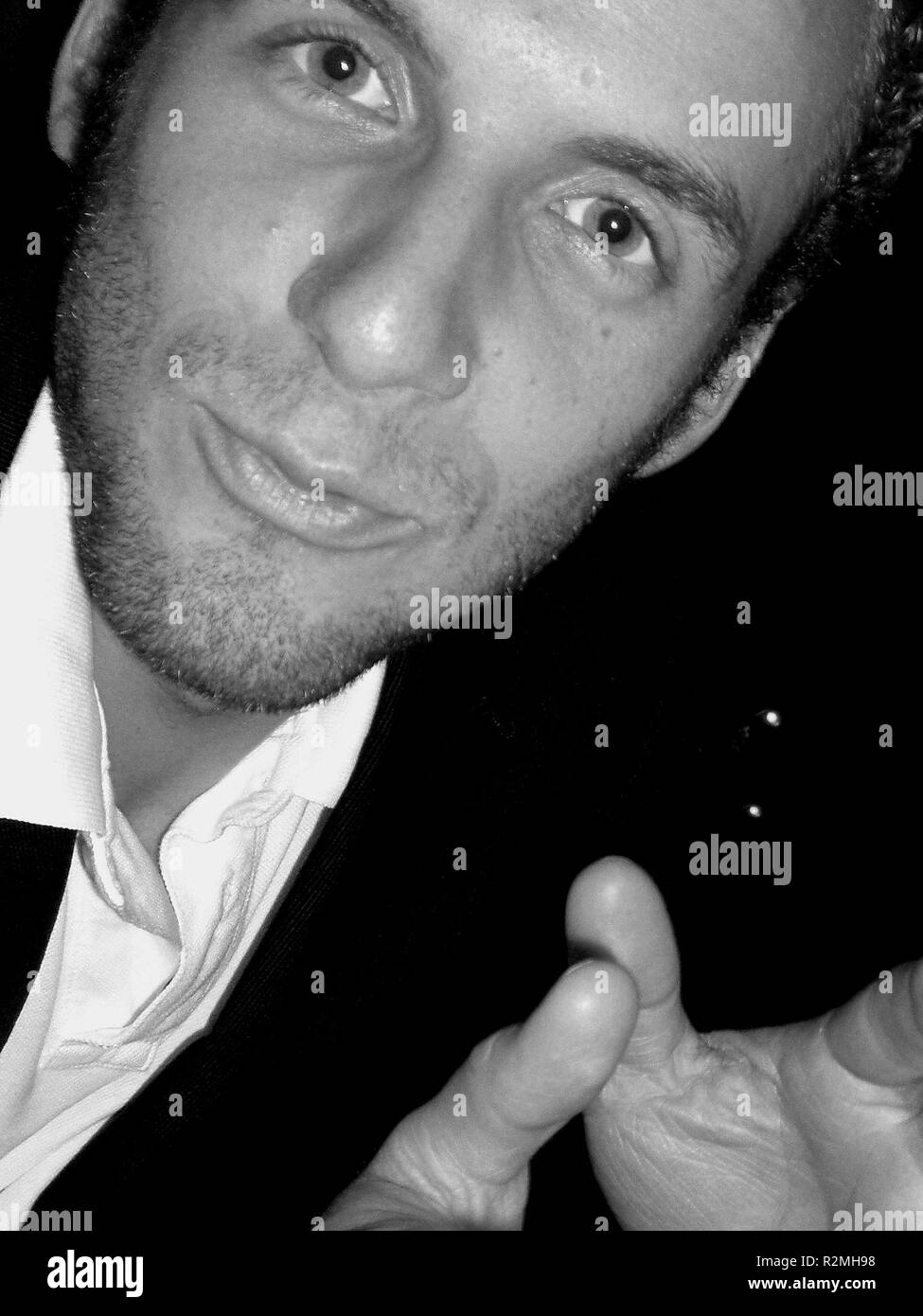 Spiegare la mano Foto e Immagini Stock in Bianco e Nero - Alamy