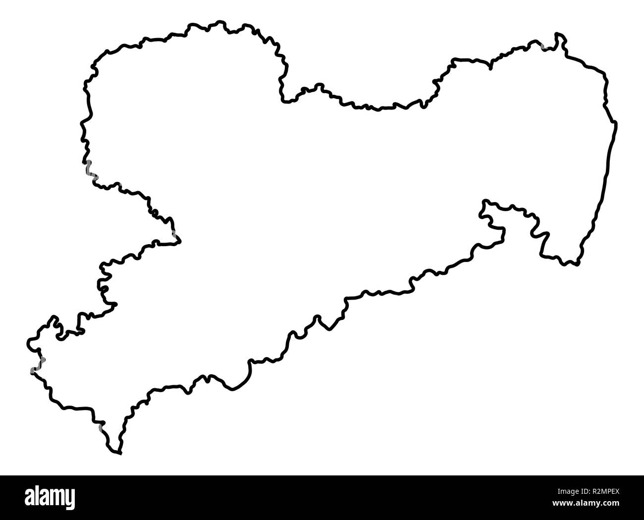 Mappa Di Sassonia Immagini e Fotos Stock - Alamy
