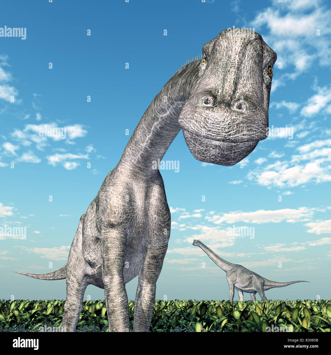 Dinosaur brachiosaurus immagini e fotografie stock ad alta risoluzione ...