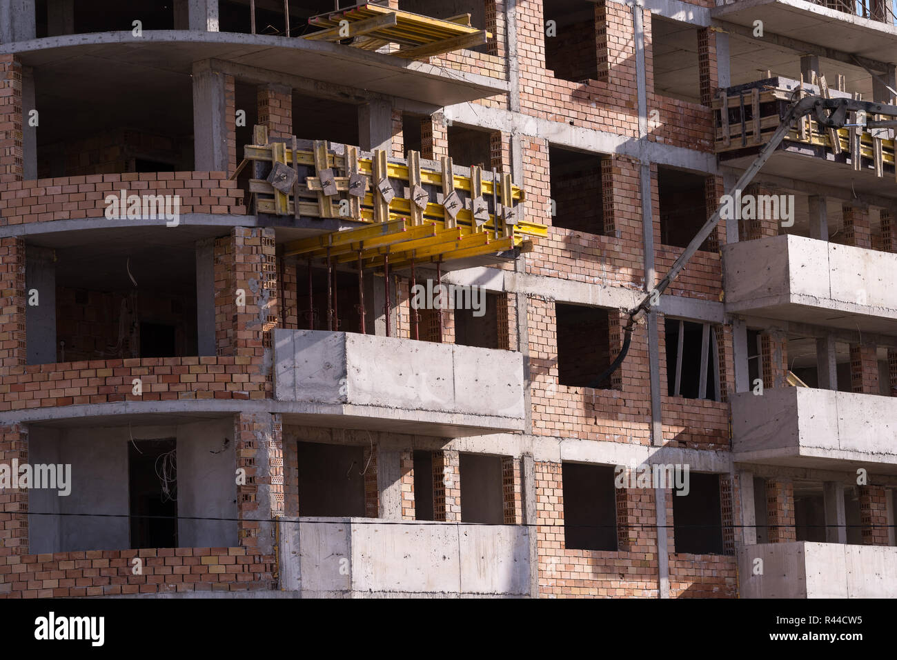 Nuova costruzione del cantiere di condominio immagini e fotografie ...