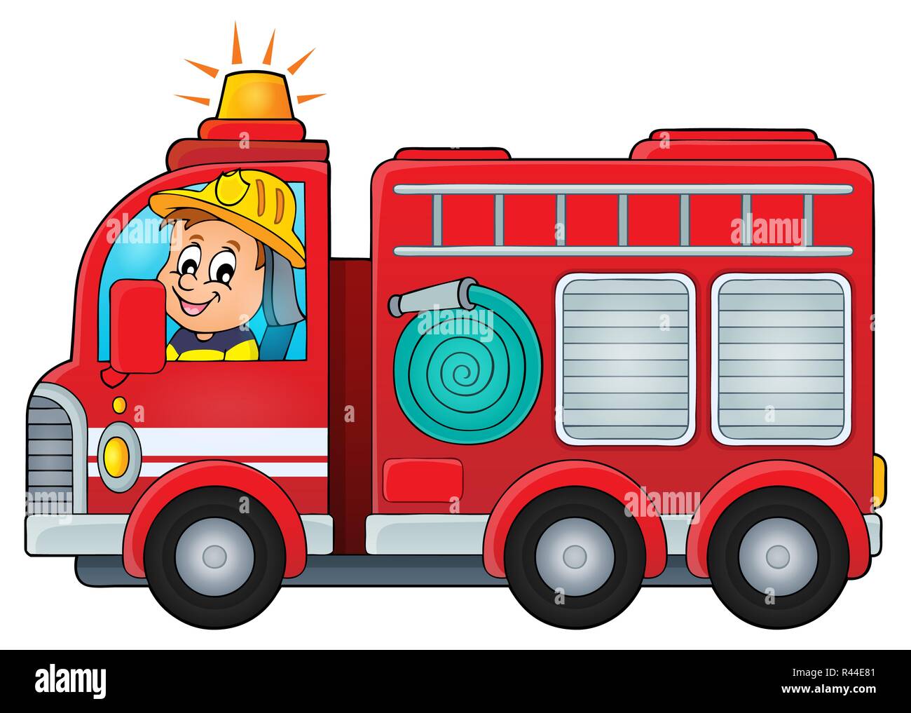 Tema del camion dei pompieri immagini e fotografie stock ad alta ...