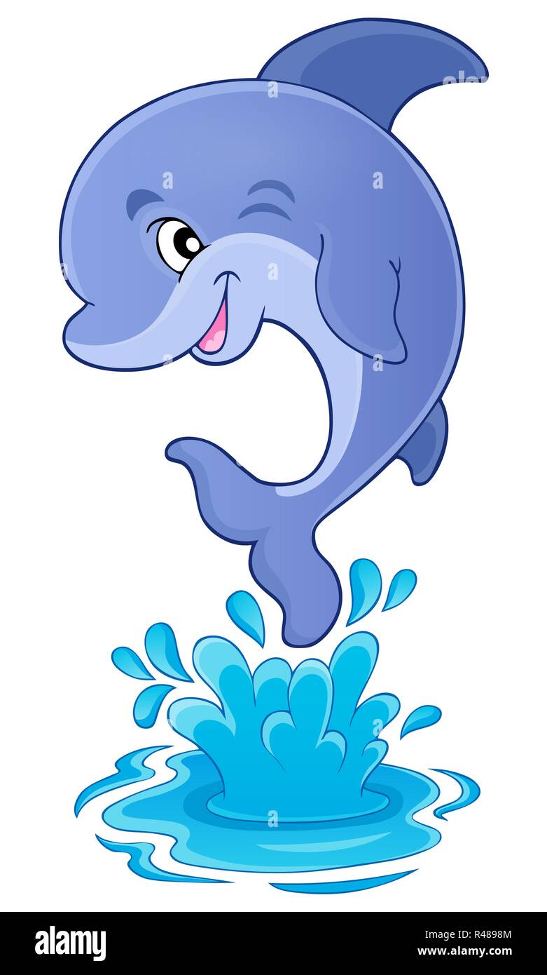 Stylized dolphin immagini e fotografie stock ad alta risoluzione - Alamy