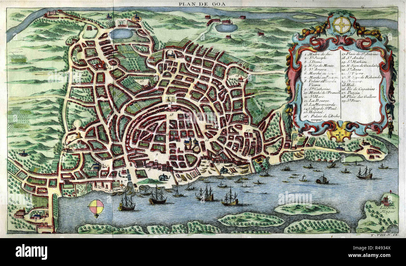 Vecchia mappa di goa immagini e fotografie stock ad alta risoluzione ...