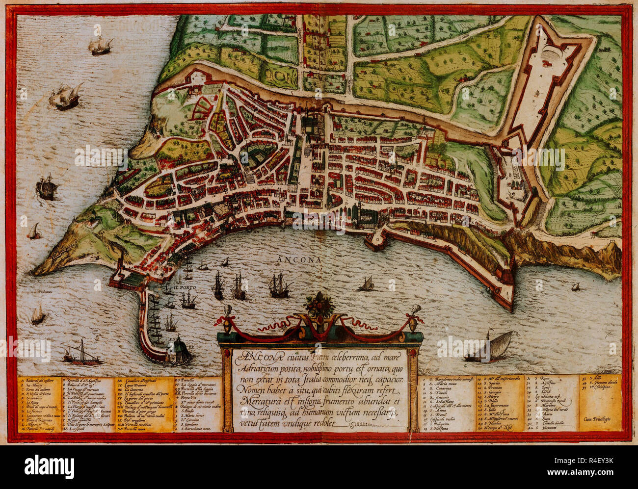 Map of ancona immagini e fotografie stock ad alta risoluzione - Alamy