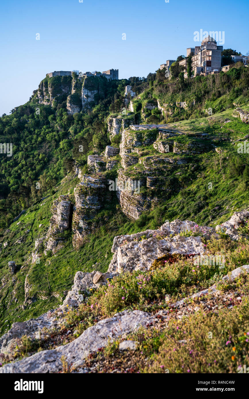 Erice vista aerea immagini e fotografie stock ad alta risoluzione - Alamy