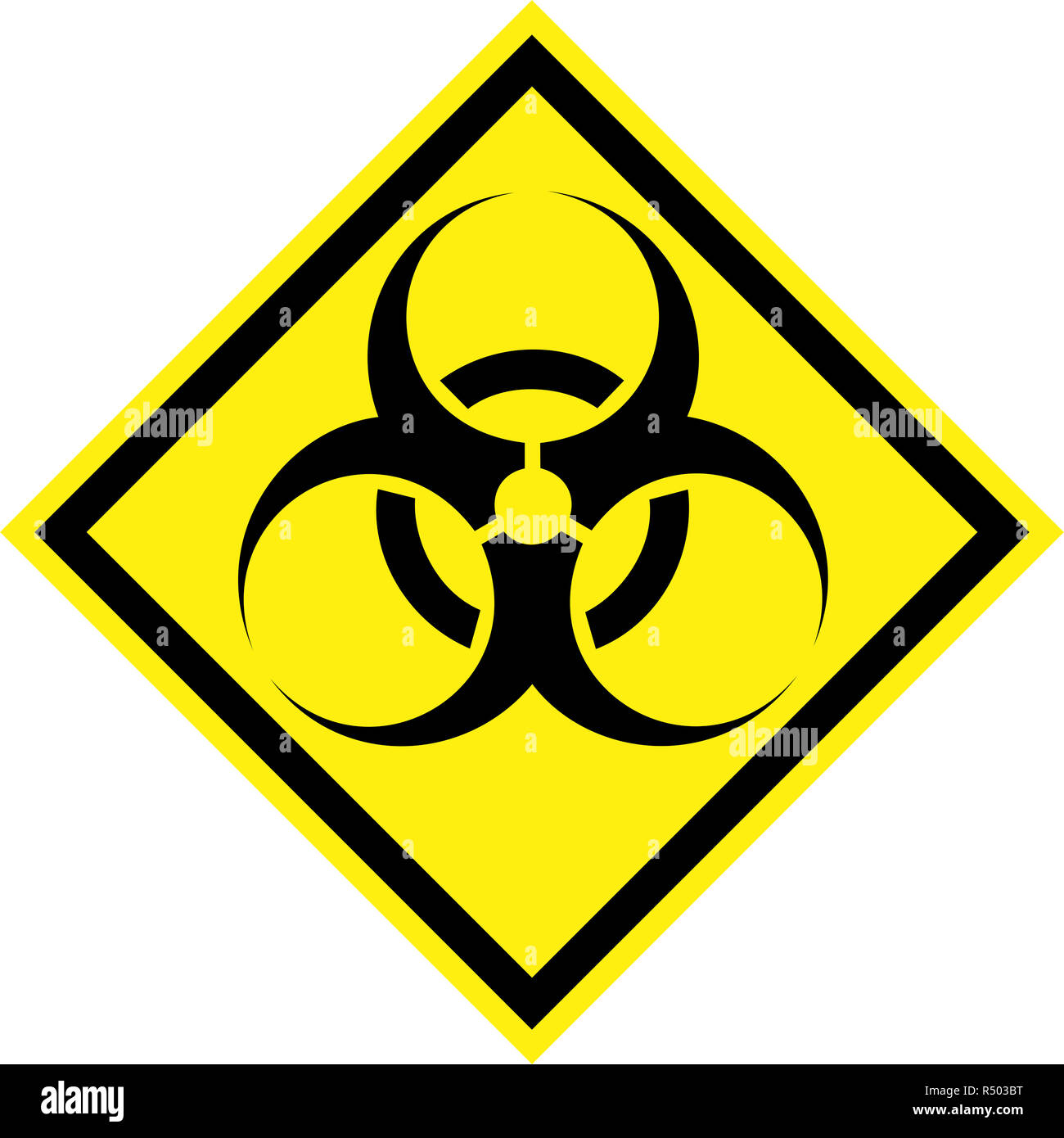Segno di pericolo biologia immagini e fotografie stock ad alta ...