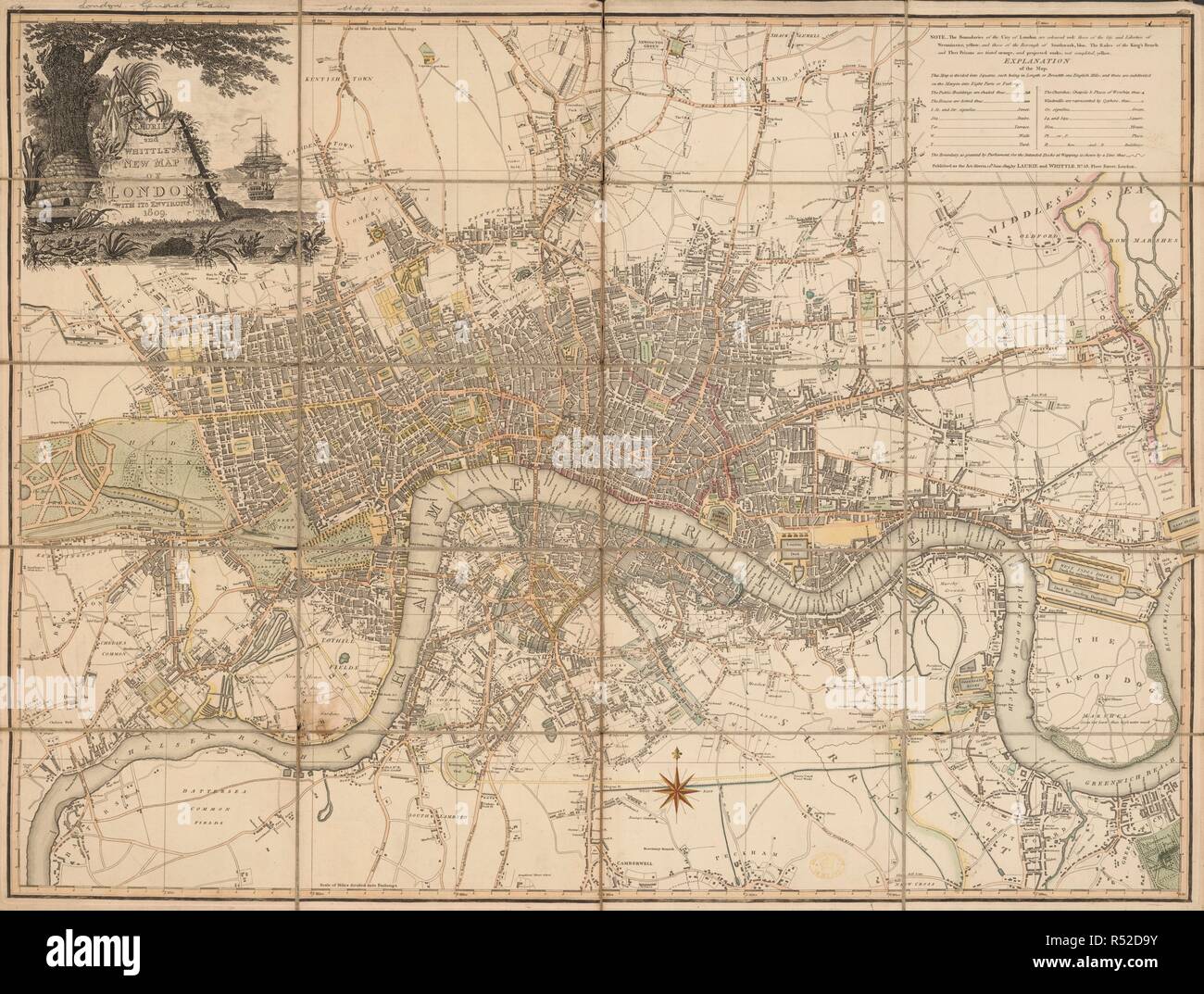 Mappa di londra e dintorni immagini e fotografie stock ad alta ...