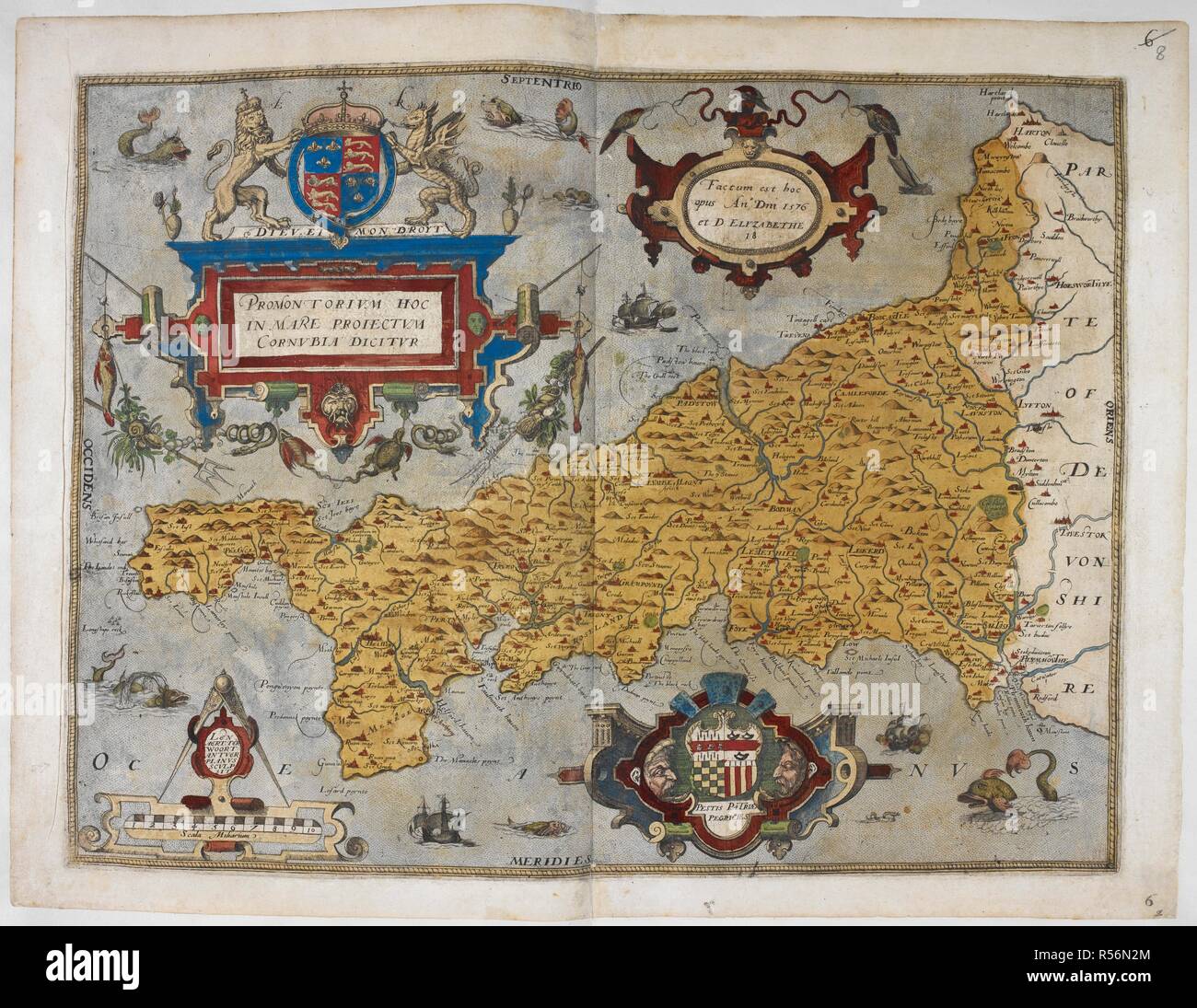Map of cornwall immagini e fotografie stock ad alta risoluzione - Alamy