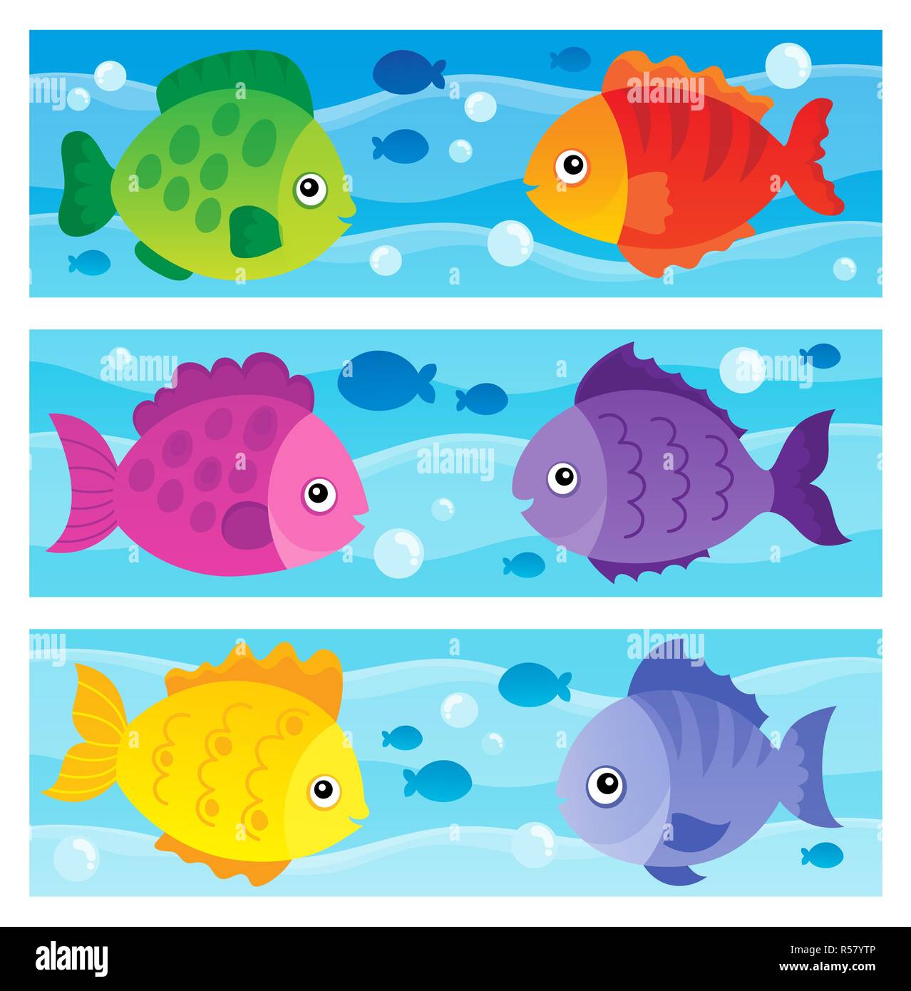 Pesce stilizzato Immagini senza sfondo e Foto Stock ritagliate - Alamy