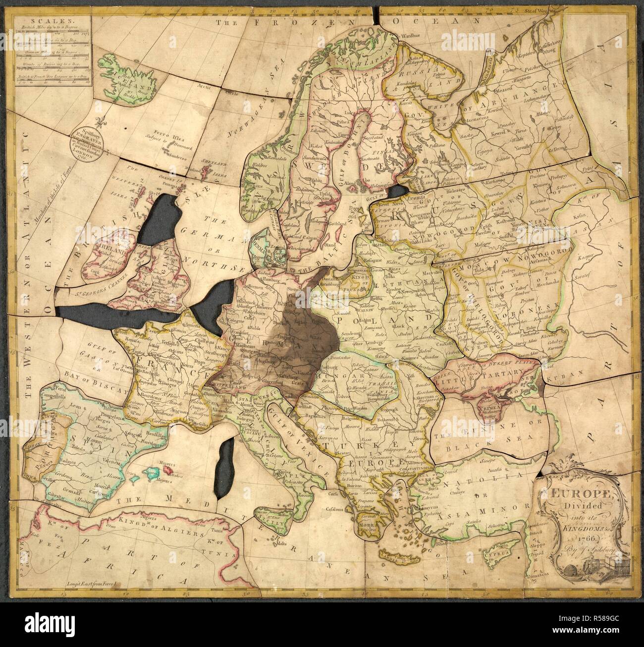 Mappa dei regni inglesi immagini e fotografie stock ad alta risoluzione ...