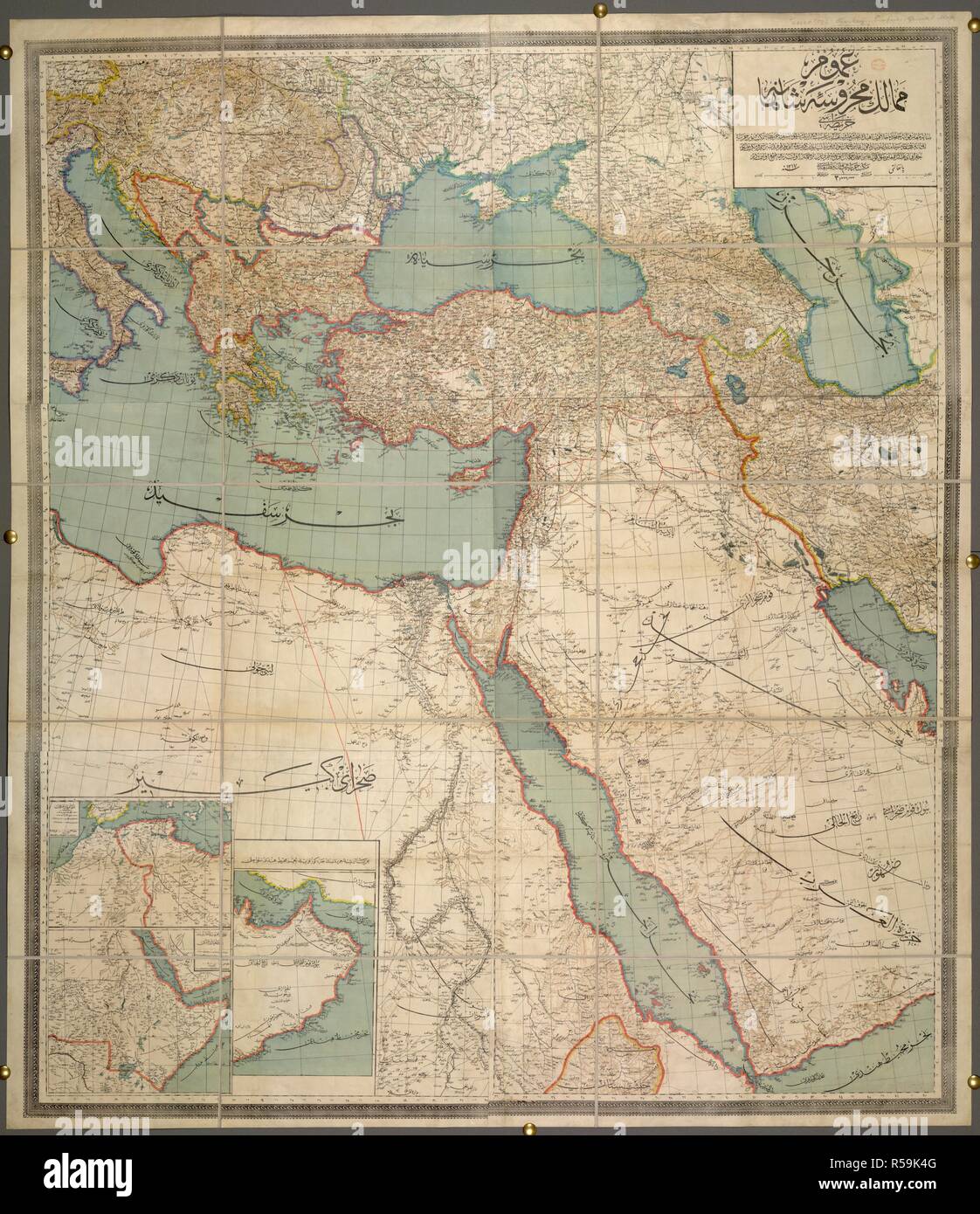 Ottoman empire map immagini e fotografie stock ad alta risoluzione - Alamy