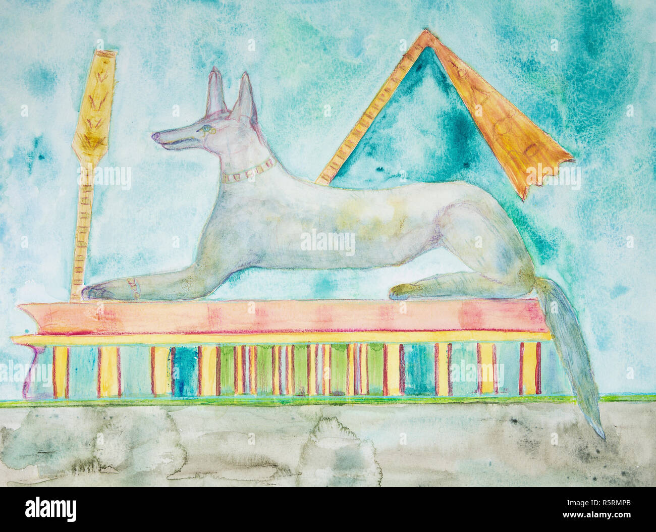 Dio anubi disegno immagini e fotografie stock ad alta risoluzione - Alamy