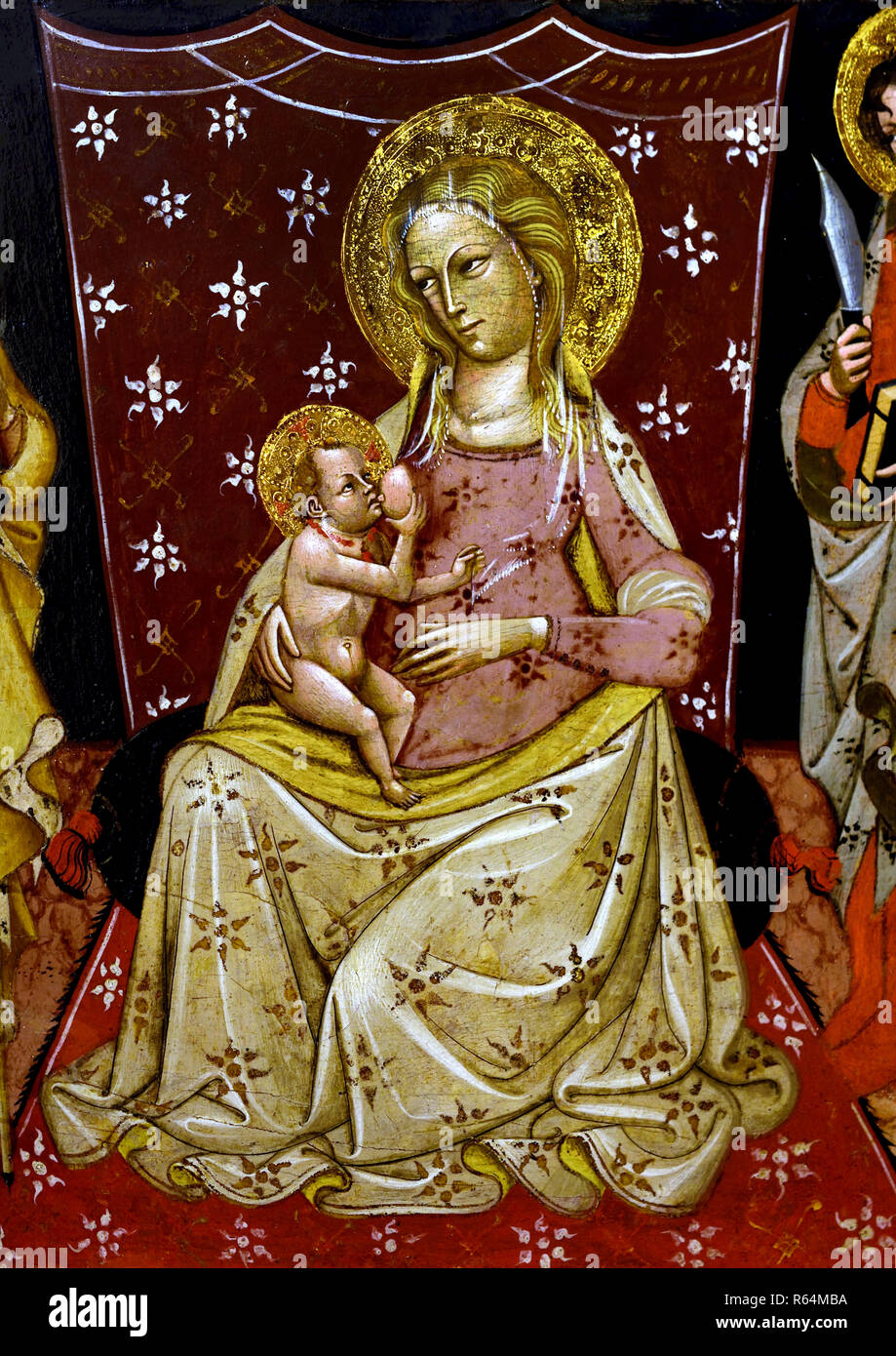 La vergine e il bambino con santo bartolomeo immagini e fotografie stock ad alta risoluzione - Alamy