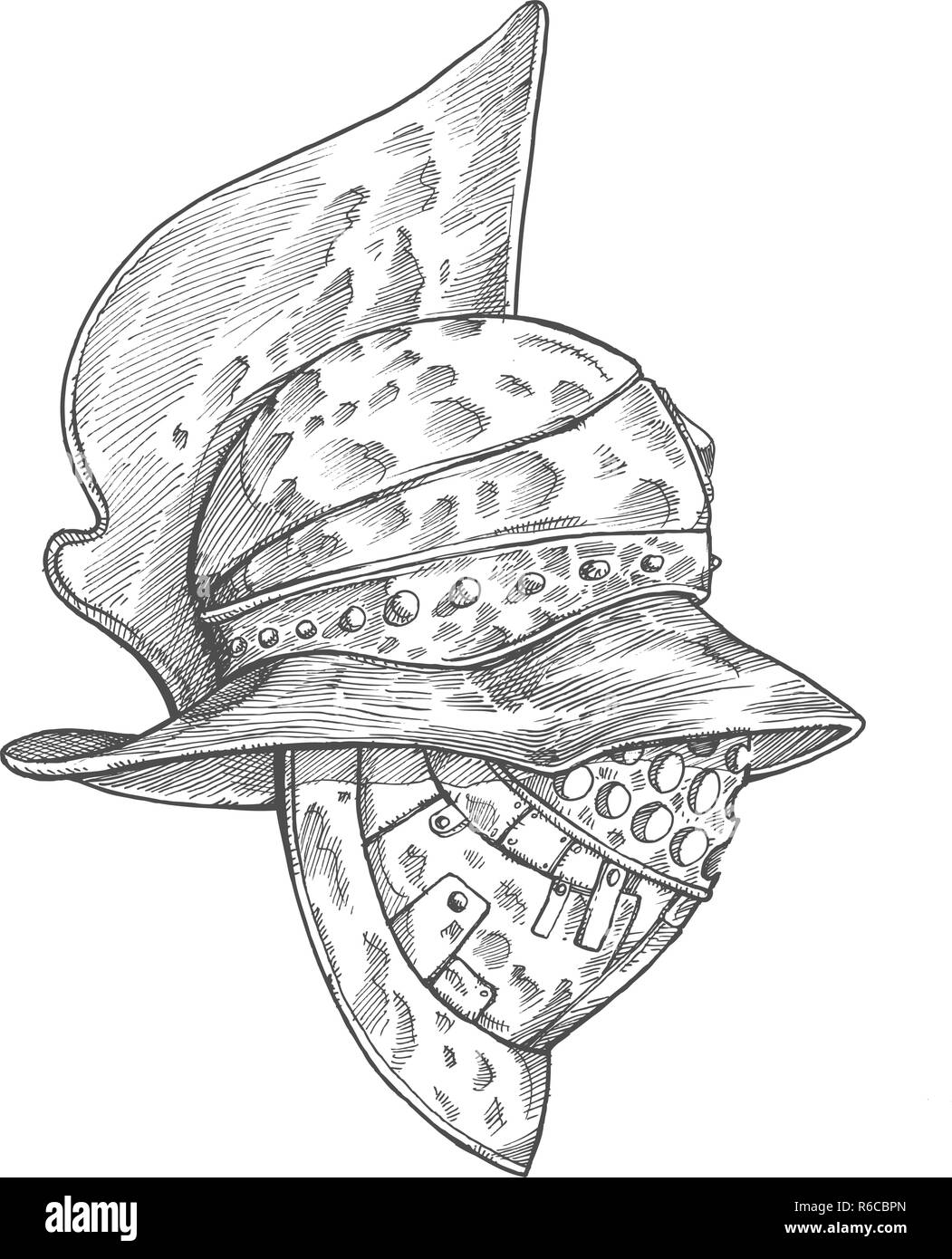 Elmo romano disegno immagini e fotografie stock ad alta risoluzione - Alamy