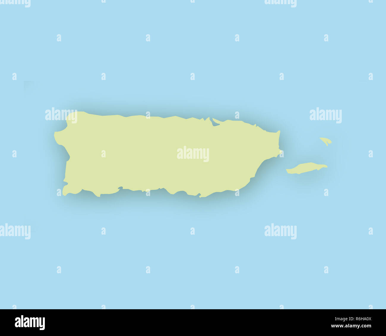 Mappa di porto rico immagini e fotografie stock ad alta risoluzione - Alamy