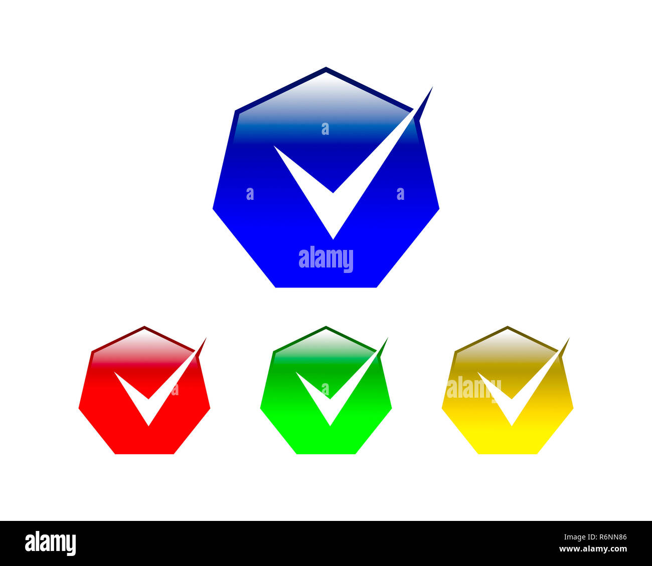 Segno di spunta logo immagini e fotografie stock ad alta risoluzione ...