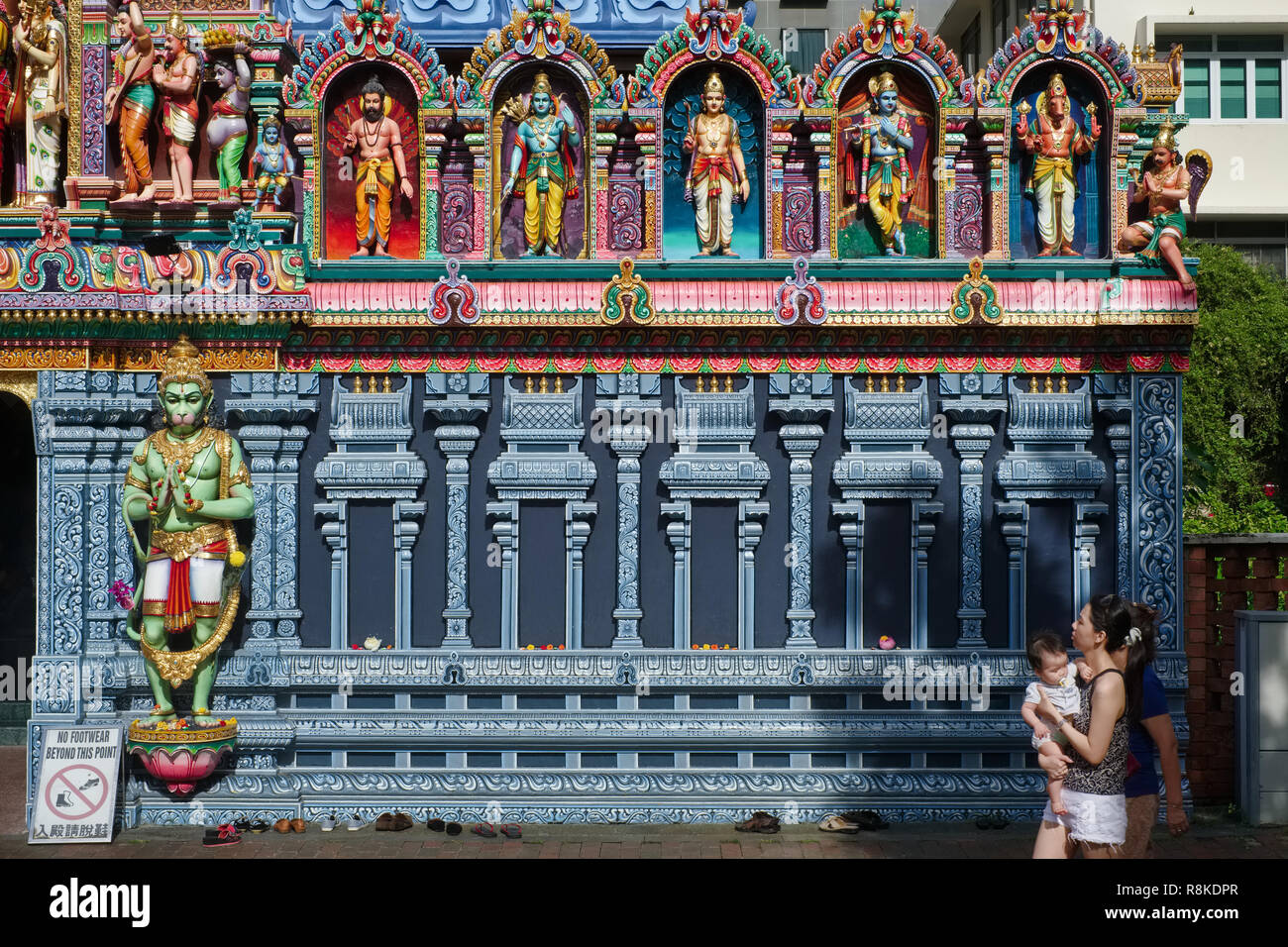 Sri krishnan hindu temple singapore immagini e fotografie stock ad alta ...