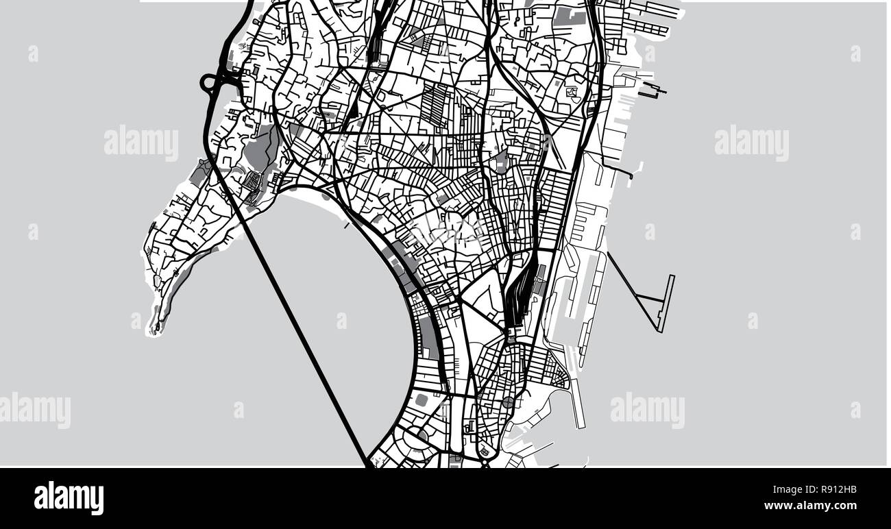 Mappa di mumbai Immagini Vettoriali Stock - Alamy