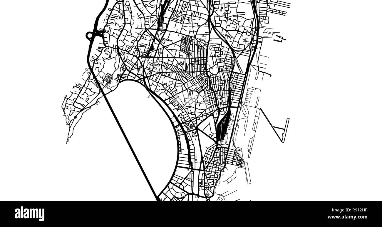 Mappa di mumbai Immagini Vettoriali Stock - Alamy