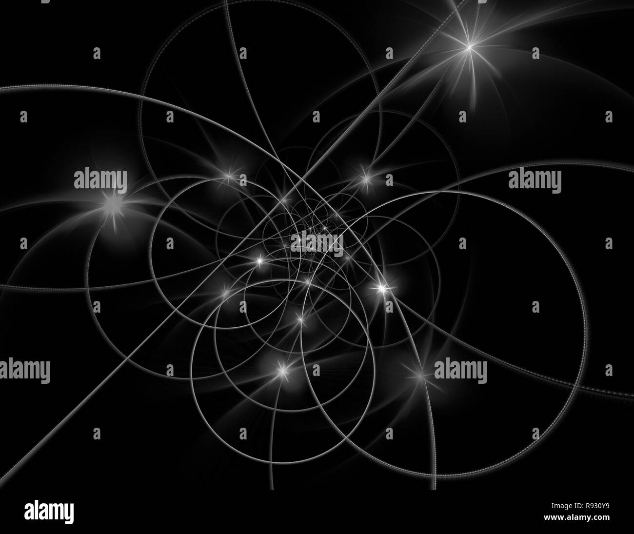 Teoria del campo di stringa Foto e Immagini Stock in Bianco e Nero - Alamy