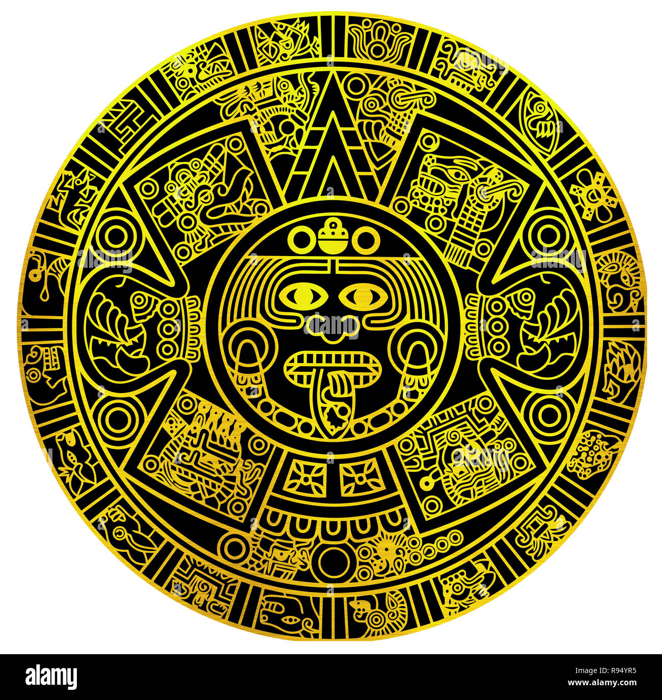 Antico Calendario Azteco Immagini e Fotos Stock - Alamy