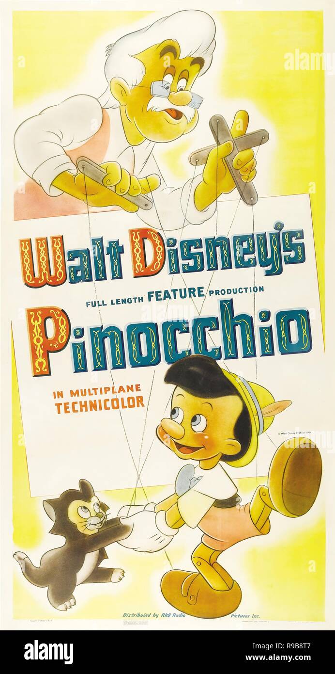 Pinocchio 1940 walt disney film immagini e fotografie stock ad alta ...